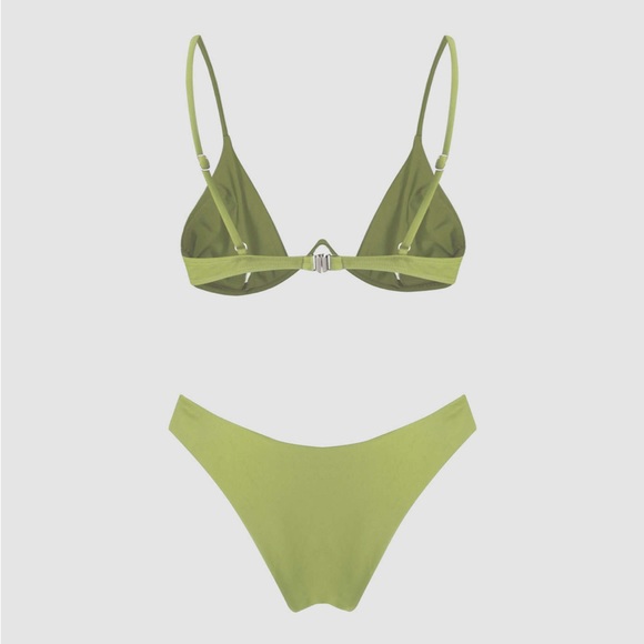 Cider | Swim | Cider Green Underwire Bikini Set | Poshmark